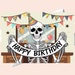 Skeleton Happy Birthday Card: Printable Greeting (PDF) - Etsy