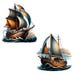 Sailing Ships Watercolor Clip Art | 15 PNG Nautical Boat Illustrations ...
