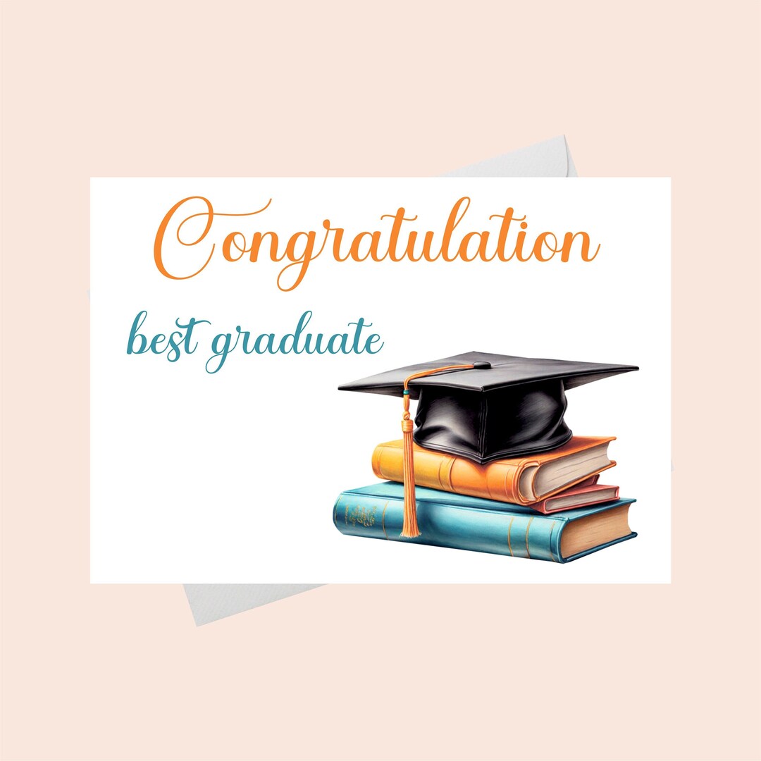 Floral Graduation Congratulations Card (digital Download) - Etsy