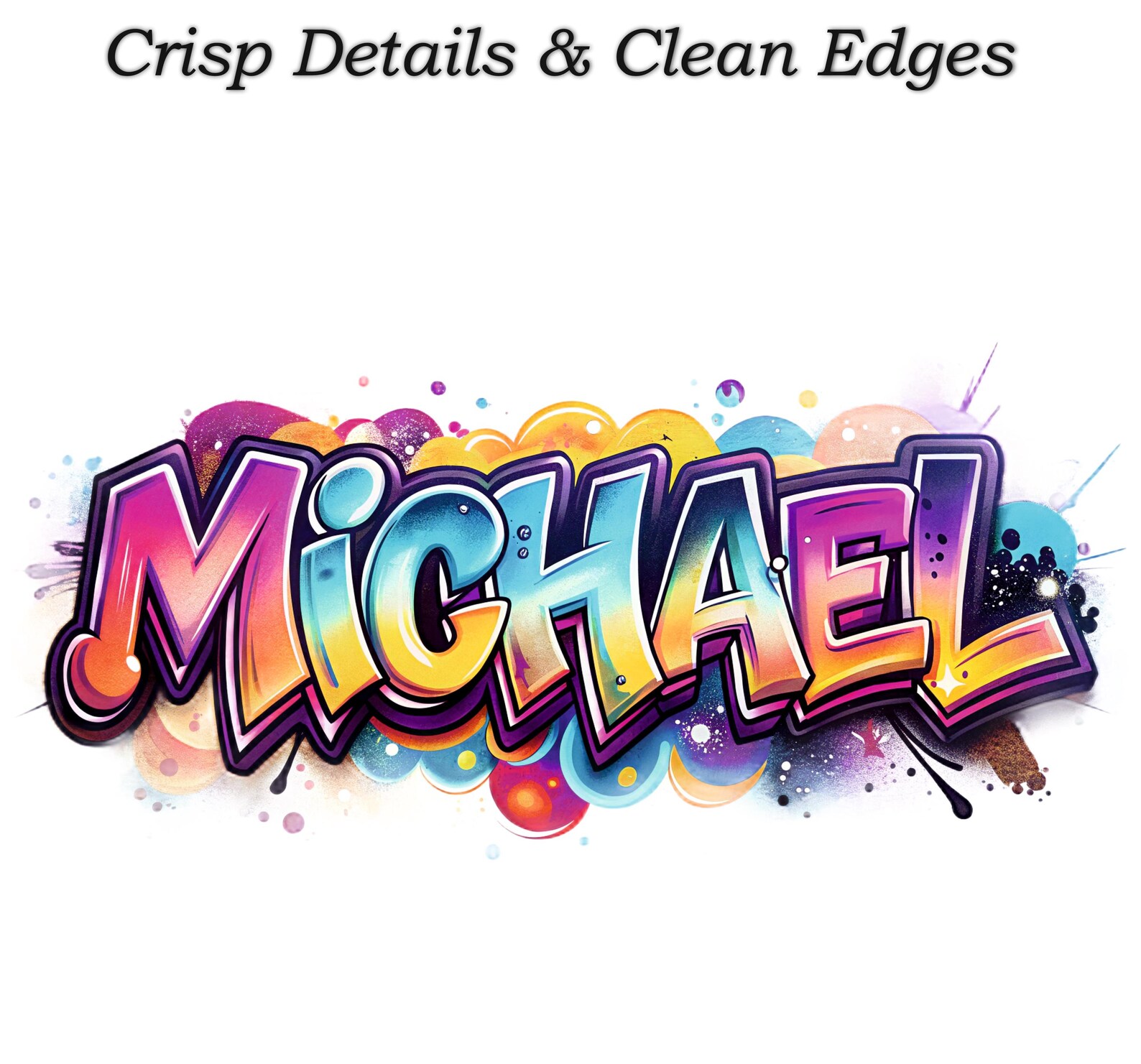 Graffiti Boys Names Clipart Set - Etsy