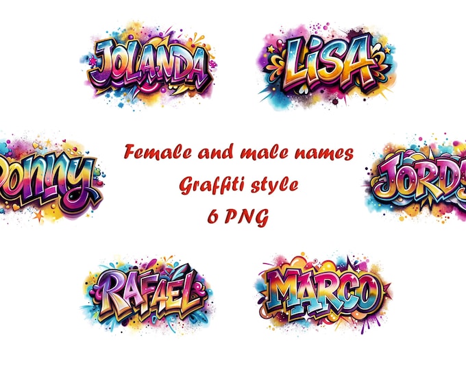 Allan Alex Alessio Amine / Graffiti Names / SVG DXF EPS / Hand Drawn ...