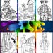 Professions Coloring Book 25 Pieces/coloring Pages for Adults and ...