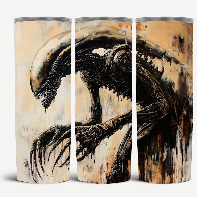 Alien Design for Tumbler - Etsy UK