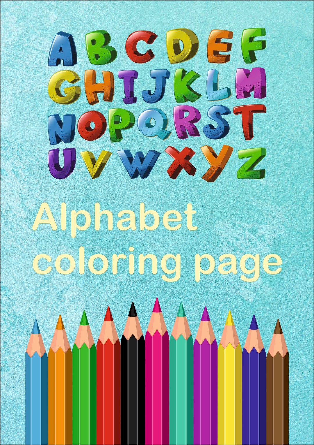 Alphabet Coloring Pages/ Coloring Book for Preschoolers/printouts for ...