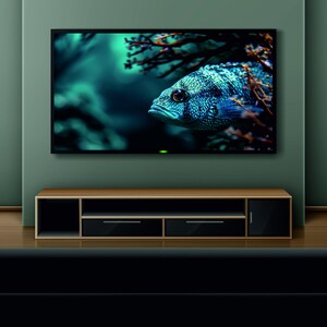 Sea Fish on a Samsung TV. Frame TV Art Digital Download. A Portrait of ...