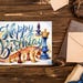 Watercolor Chess Happy Birthday Card/digital Download/printable ...