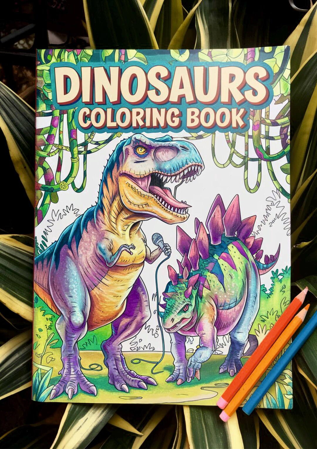 Dinosaurs 30 Coloring Pages/ Coloring Pages for Adults and Kids ...