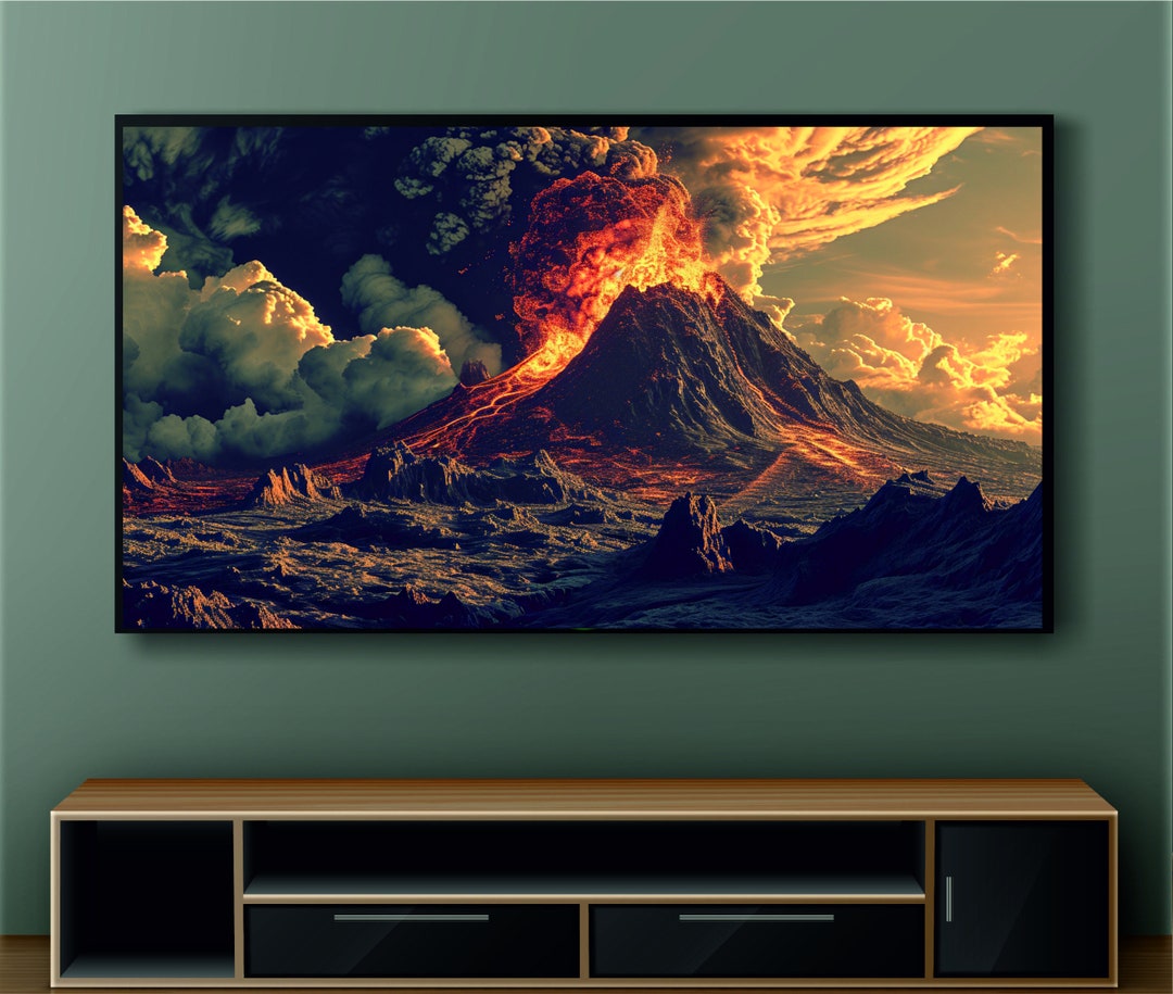 Frametvart Digital Download.samsung Frame Tv.futuristic Vulcan ...