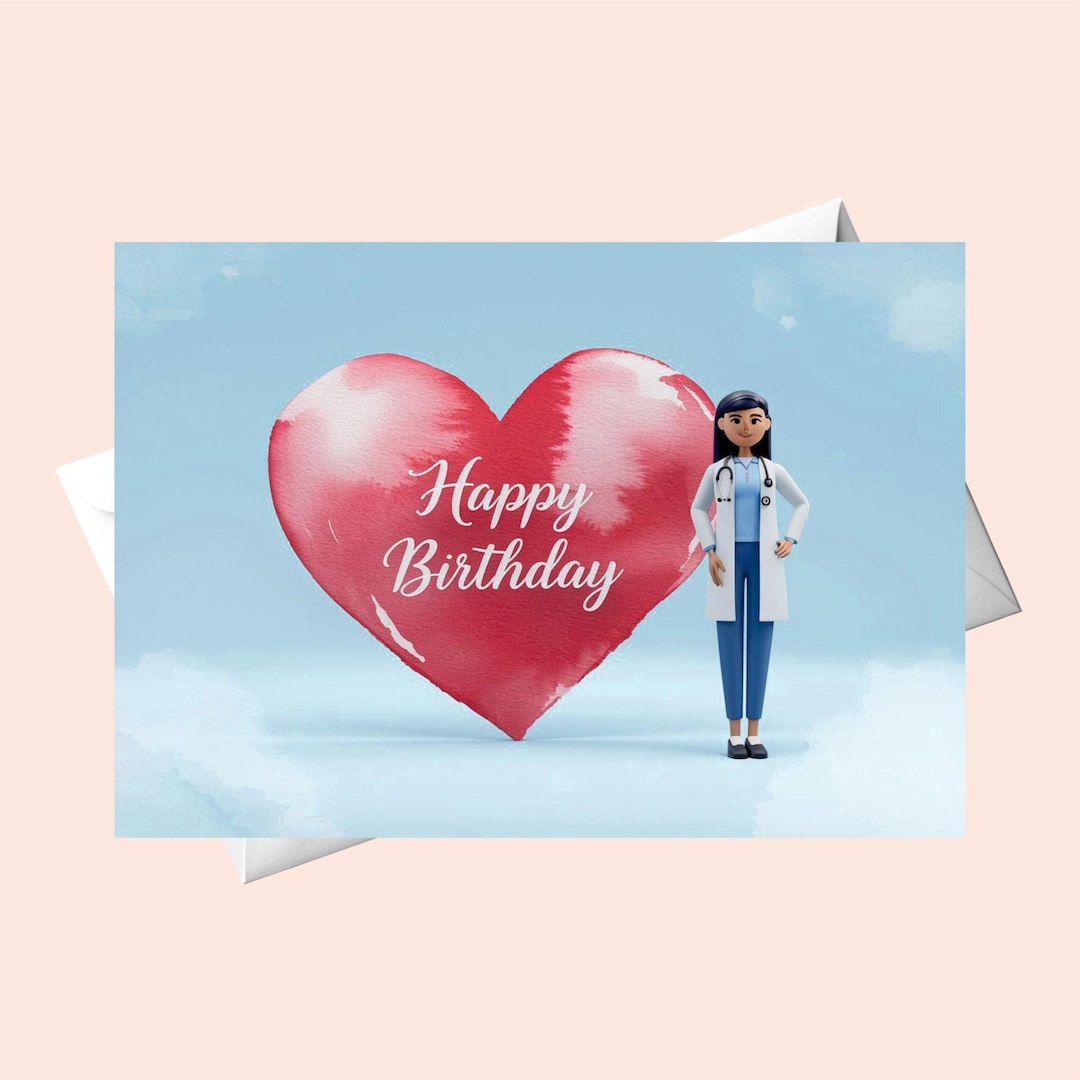 Happy Birthday to the Doctor, Happy Birthday Card/printable Birthday ...