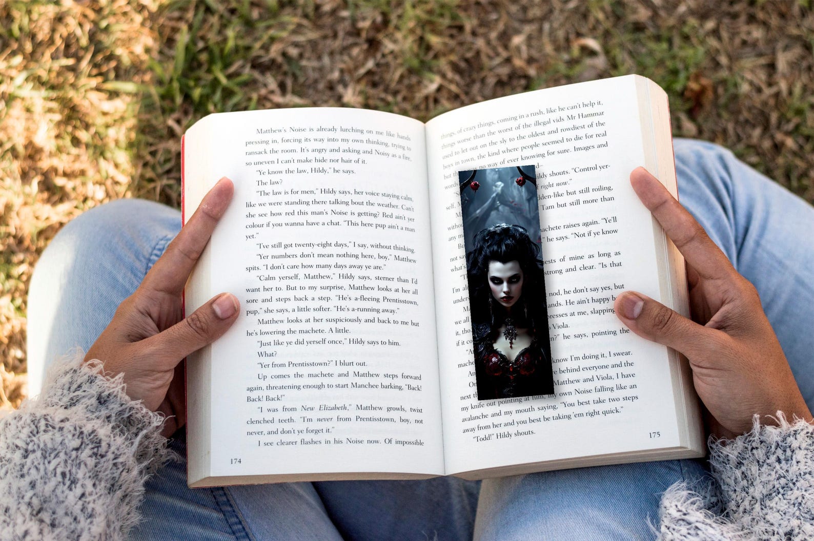 Gothic Vampire Printable Bookmarks Set - Dark Fantasy Book Lover Gift ...