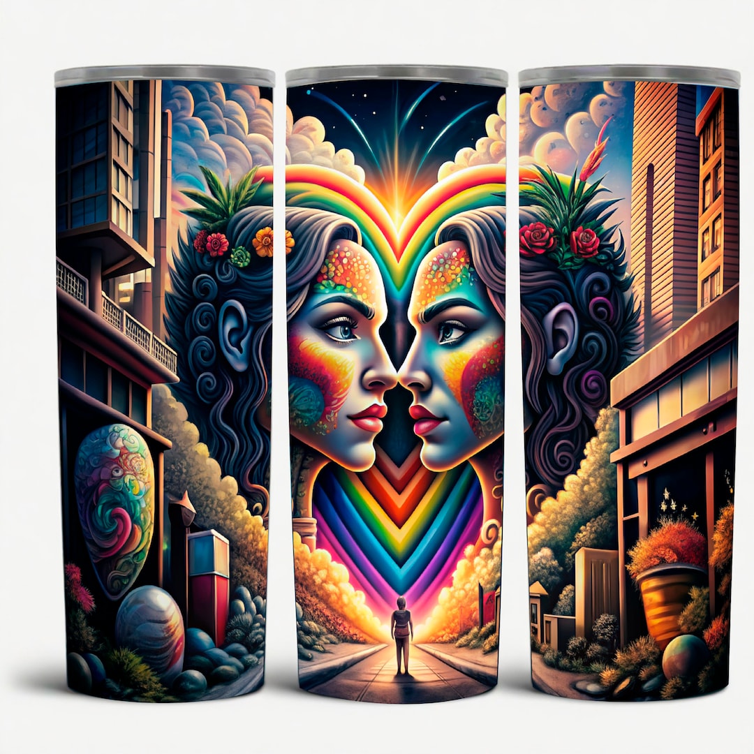 Tumbler Wrapper - LGBT Love / 20 Oz Sublimation Tumbler Design ...