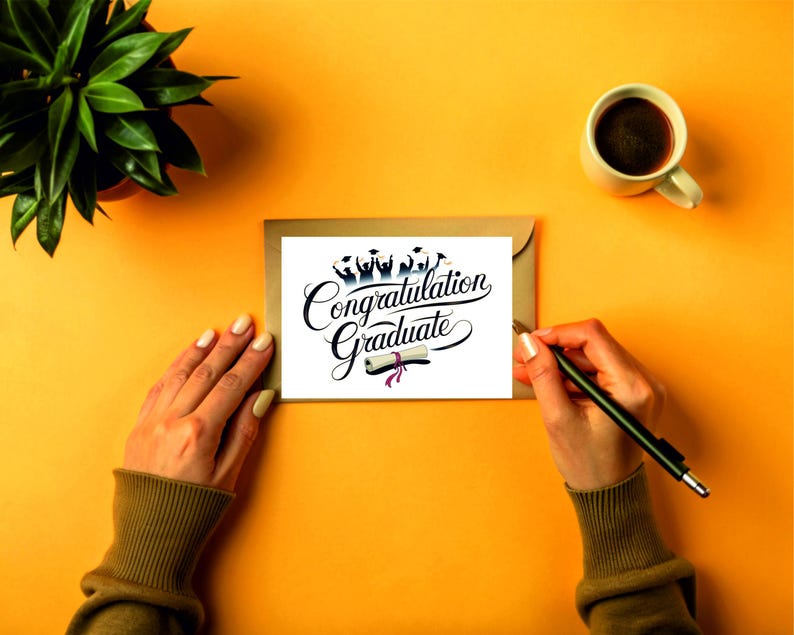 Congratulations Graduate Digital Graduation Card | Instant Download. - Etsy