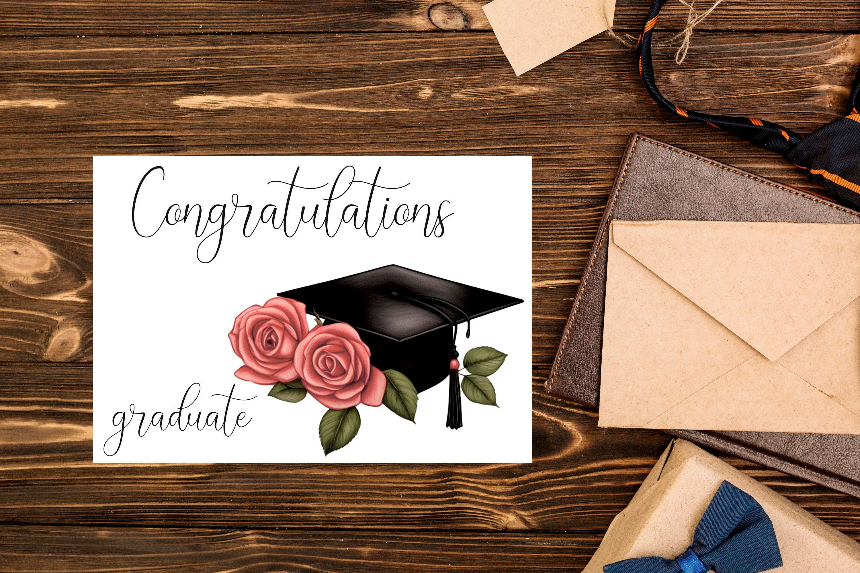 Congratulations Graduation Card/floral Graduation Card/graduation ...