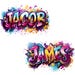 Graffiti-style Male Names Clipart - 21 PNG | Urban Street Art Name ...