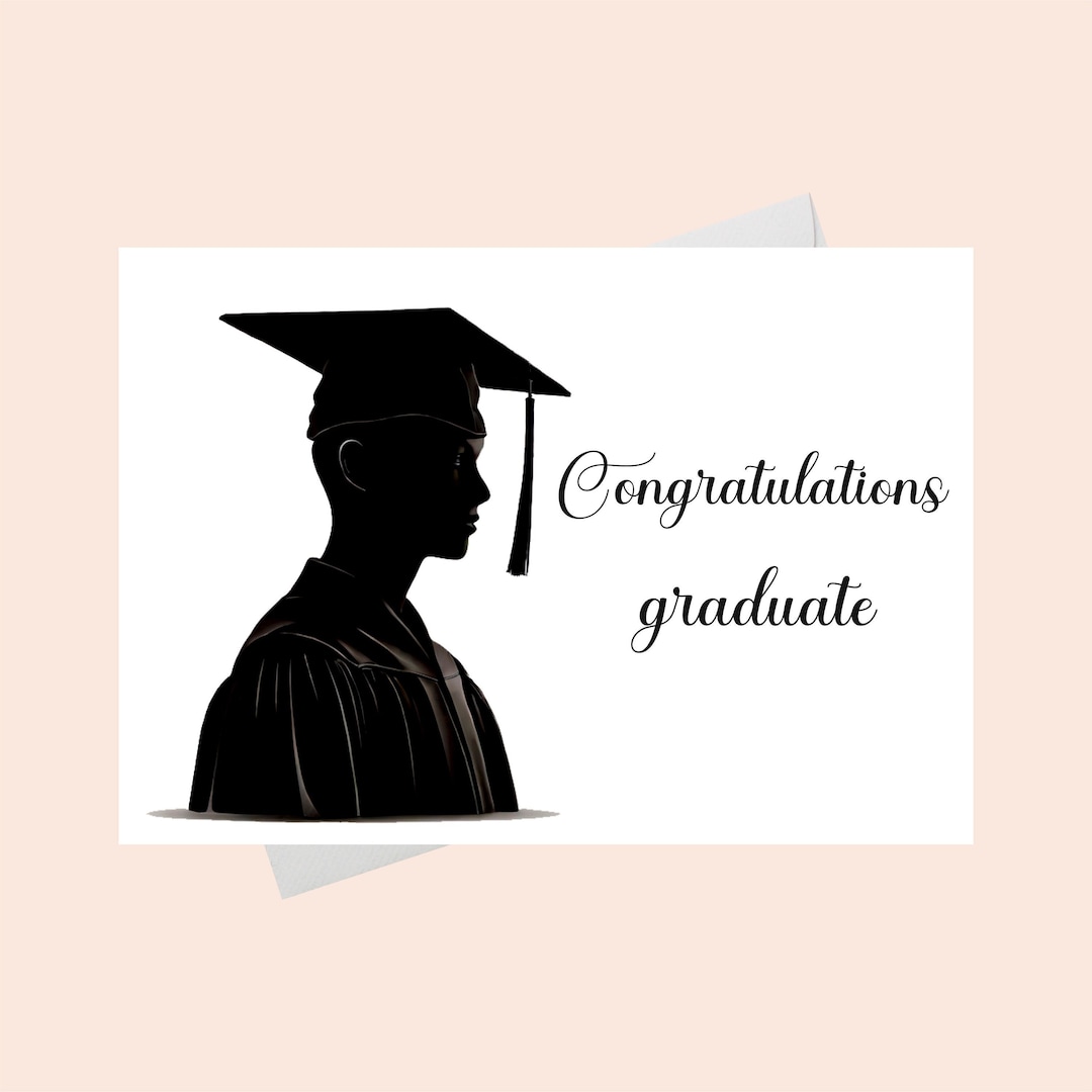 Congratulation Graduate Card/graduation Card/graduation Congratulations ...