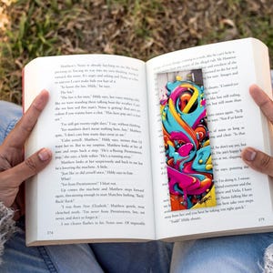 10 Graffiti Printable Bookmarks/jpg Bookmark Sheets/digital Download ...