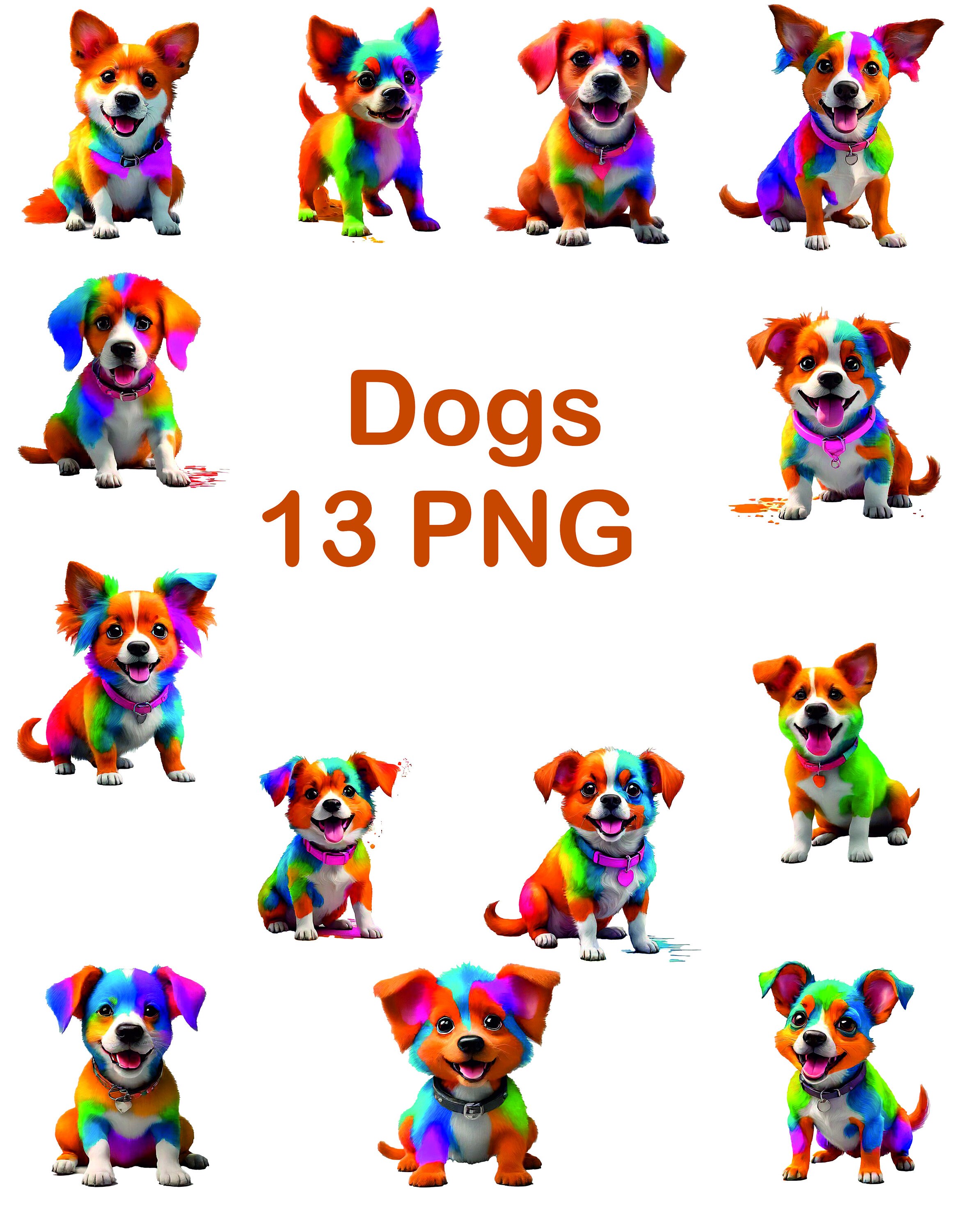Watercolor Dogs Clipart, Drawn Puppy Clipart, Puppy Illustrations PNG ...