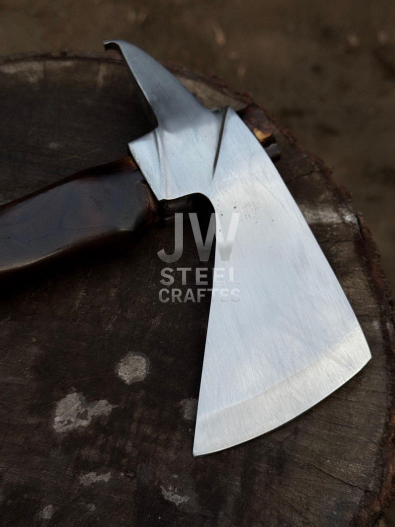 Hand-forged Viking Axe – High Carbon Steel Hatchet, Leather Sheath - Etsy