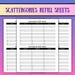 Scattergories Refill Sheets, Score Sheets, Refill Sheets, Scattergories ...