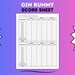 Gin Rummy Score Card - Gin Rummy Score Keeper - Gin Rummy Score Pads ...