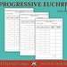 2-table Progressive Euchre Score Sheets (PDF, PNG) - Etsy