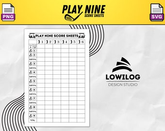 Printable Golf Card Game With Score Sheet, Rules and Card Game ...