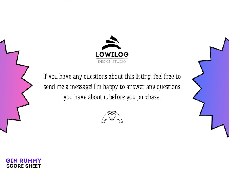 Gin Rummy Score Card - Gin Rummy Score Keeper - Gin Rummy Score Pads ...