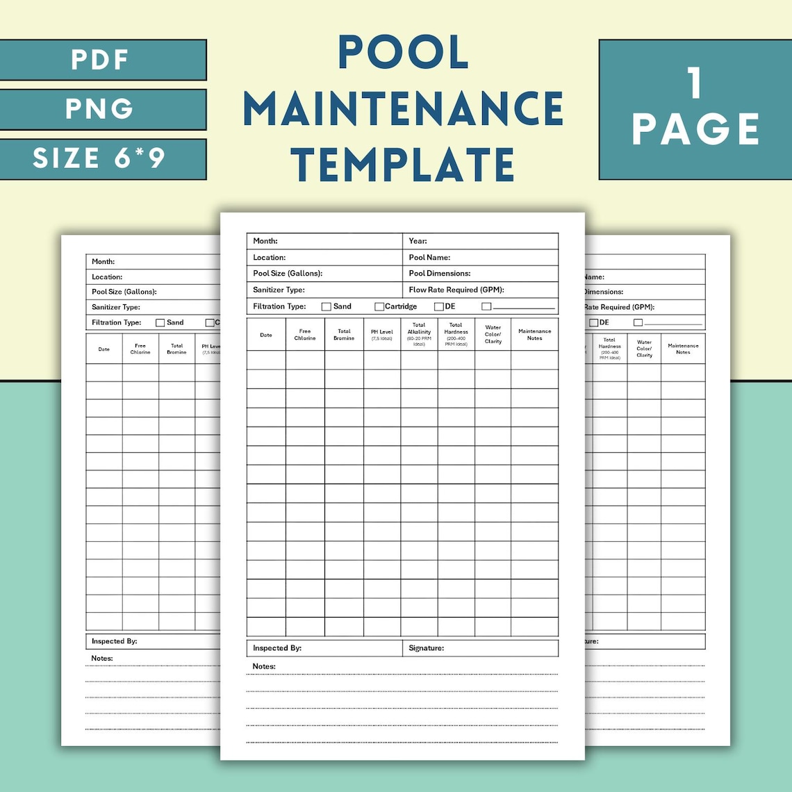 Pool Maintenance Template, Swimming Pool Maintenance and Cleaning ...