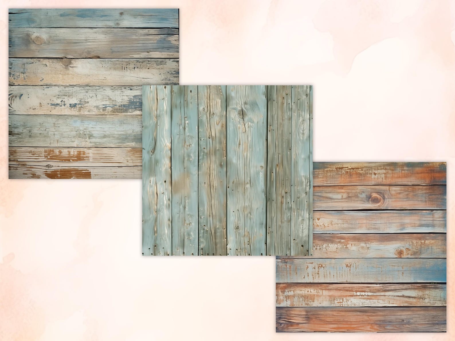 39 Rustic Shabby Wood Background Digital Papers, Shabby Wooden ...