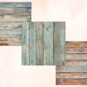39 Rustic Shabby Wood Background Digital Papers, Shabby Wooden ...