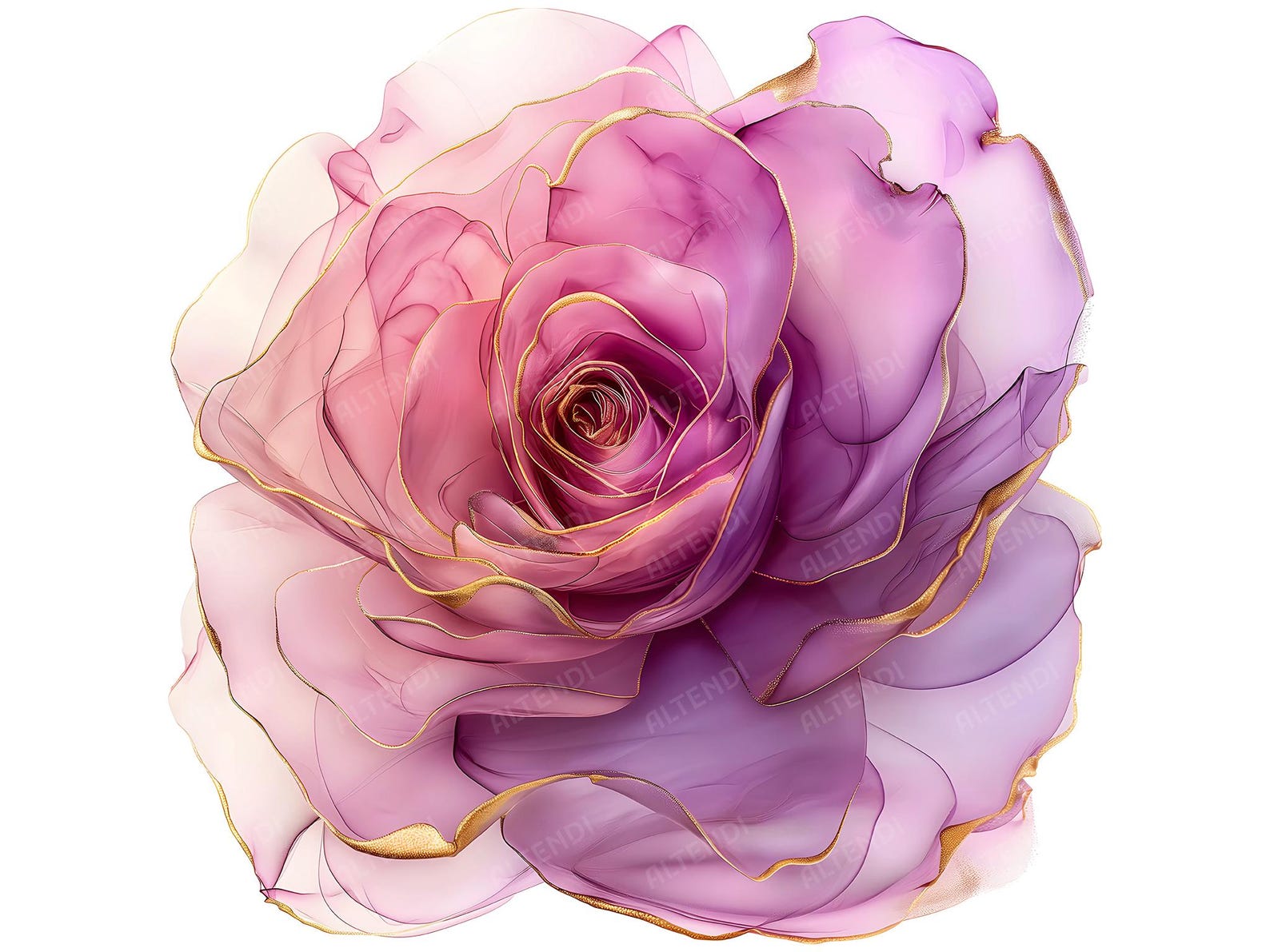 17 PNG Abstract Pink Rose Clipart, Pink Gold Flower, Flowers Print ...