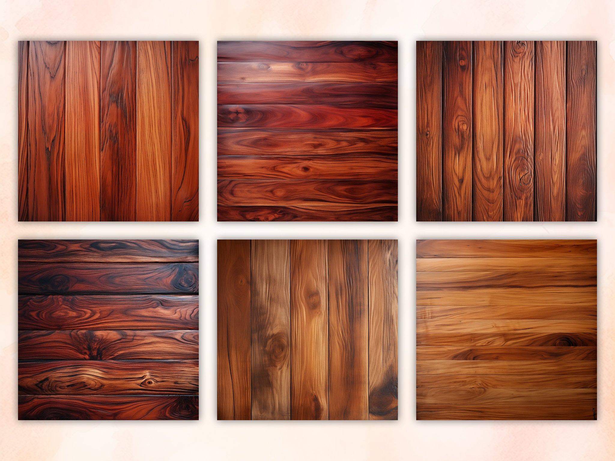 33 Brown Wood Textures, Wood Background Digital Papers, Wooden ...