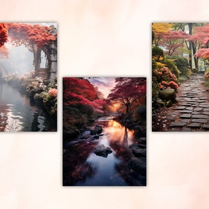 18 Fantasy Fairyland Digital Papers, Fairy Background, Enchanted Forest ...