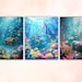 30 Enchanted Underwater Digital Papers, Printable Digital Paper, Under ...