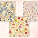 24 Vintage Wildflowers Seamless Digital Papers, Wildflower Seamless ...