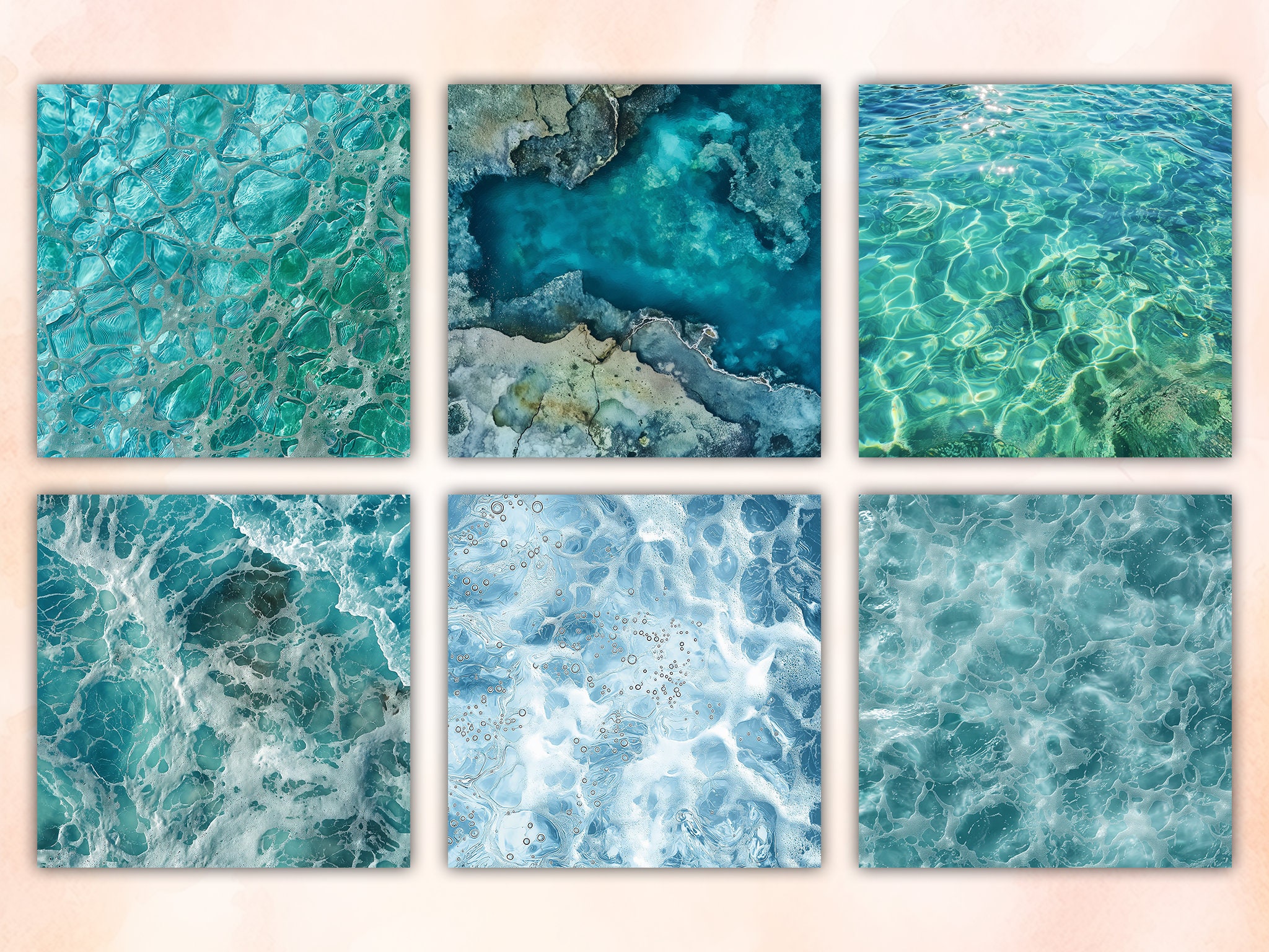 30 Pure Water Digital Papers, Water Backgrounds, Water Digital ...