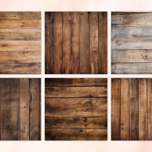 39 Rustic Shabby Wood Background Digital Papers, Shabby Wooden ...