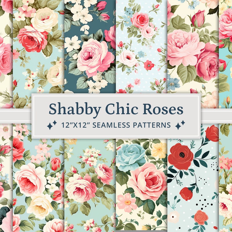 Vintage Floral Paper - Etsy