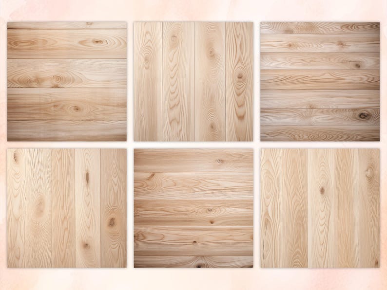 28 White Oak Digital Papers, Light Wood Background, Light Wooden ...