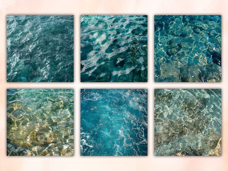 30 Pure Water Digital Papers, Water Backgrounds, Water Digital ...