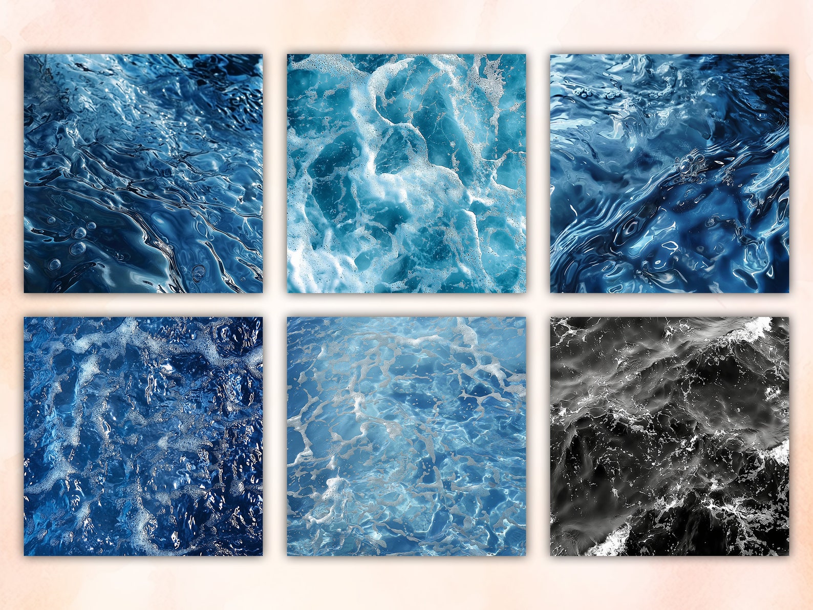 30 Pure Water Digital Papers, Water Backgrounds, Water Digital ...