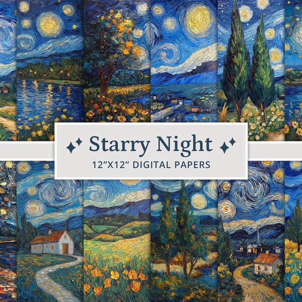 Starry Night - Etsy