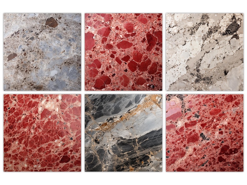 25 Granite Textures Digital Papers, Granite Textures, Granite ...