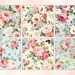 37 Shabby Chic Roses Seamless Digital Papers, Vintage Flowers Digital ...