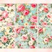 37 Shabby Chic Roses Seamless Digital Papers, Vintage Flowers Digital ...