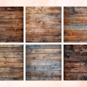 39 Rustic Shabby Wood Background Digital Papers, Shabby Wooden ...