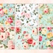 37 Shabby Chic Roses Seamless Digital Papers, Vintage Flowers Digital ...