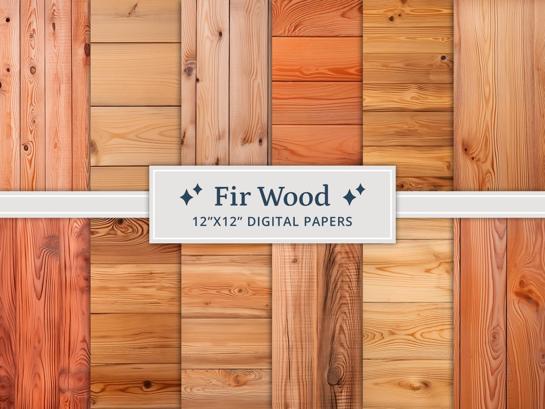 23 Fir Wood Textures, Wood Background Digital Papers, Wooden ...