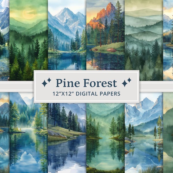 18 Fantasy Fairyland Digital Papers, Fairy Background, Enchanted Forest ...