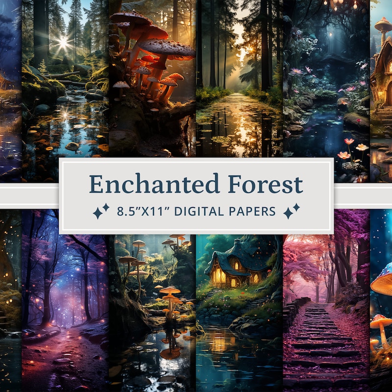Enchanted Forest Template - Etsy